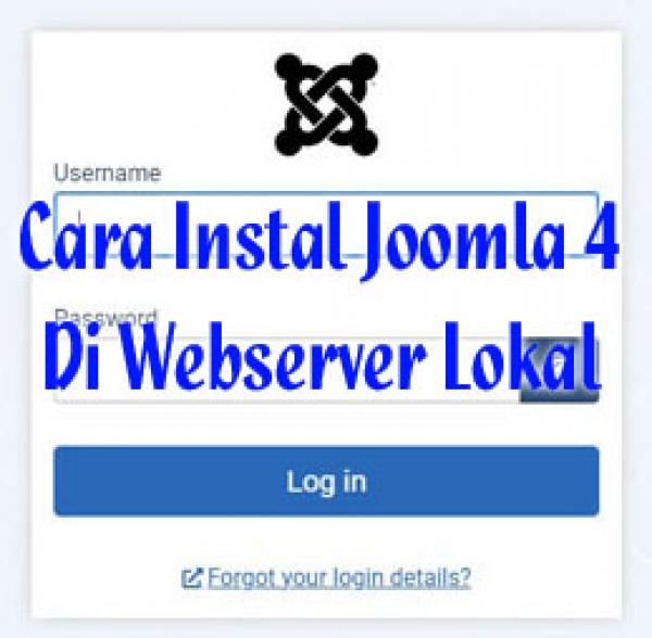 Latihan Belajar Cara Instal CMS Joomla Versi 4 Di Localhost